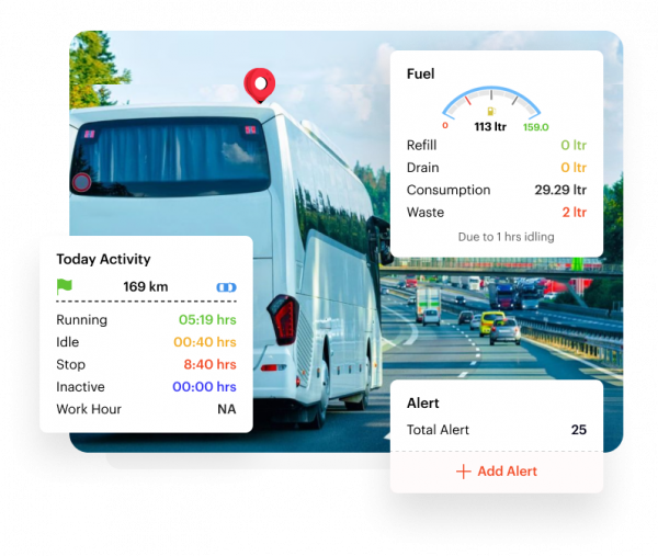 Bus and Public Transport - Finder GPS Tracking System